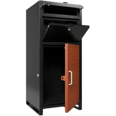 Package Delivery Boxes for Outside, Metal Parcel Drop Box, Large ...