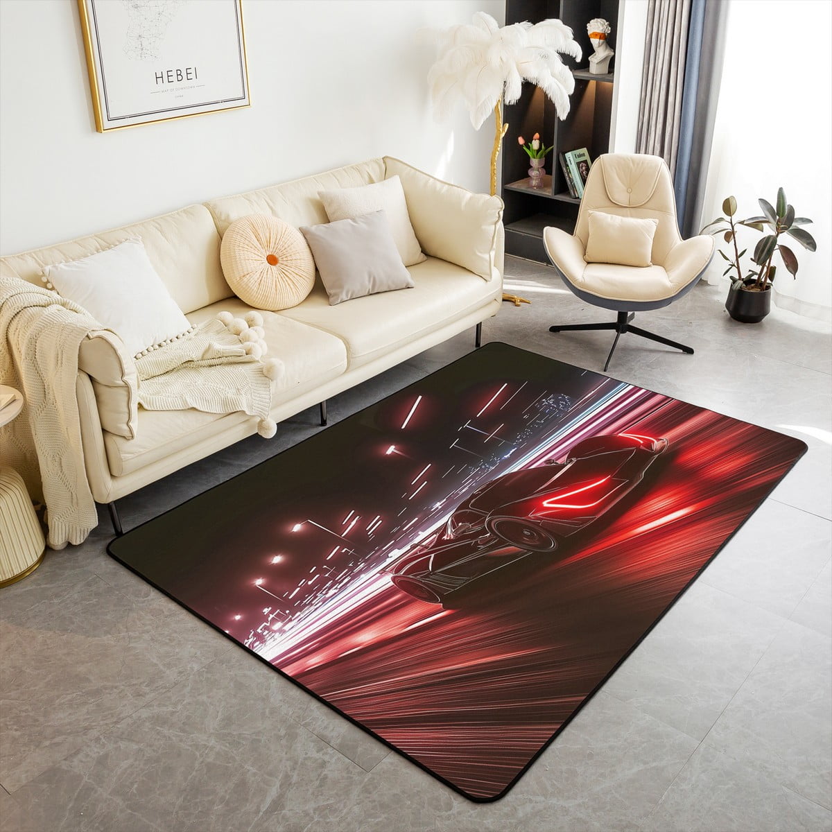 Click here for Erosebridal Sport Car Rugs For Bedroom 66 X 411  R... prices