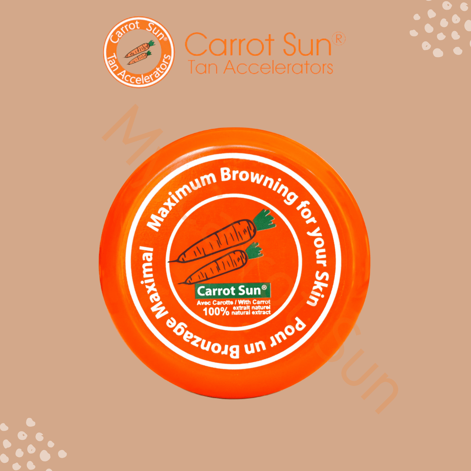 Carrot Sun Tan Accelerator Original Tanning Cream with Carrot Oil, L ...