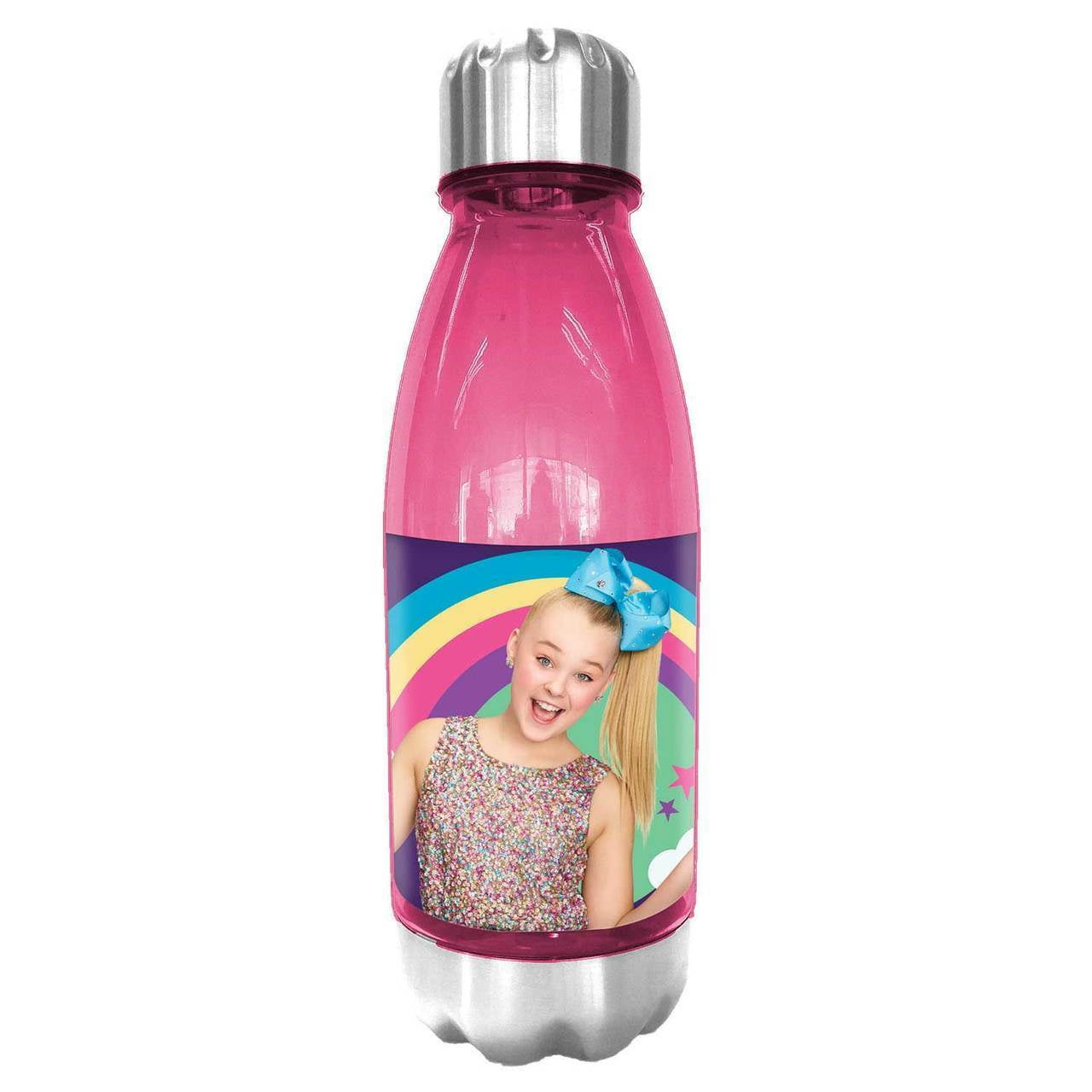 Jojo Siwa Water Bottle With Stainless Steel Top and Bottom - Walmart.com