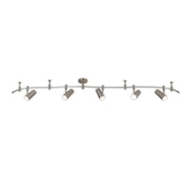 Catalina Lighting Flex Track 5-Light Dimmable LED Track Light with 8 ...
