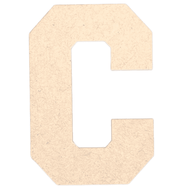 Krafty Supply - 4" Tall MDF Letter C | 1/4" Thick |Collegiate|Wooden ...