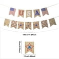 American And Stripes Bunting Bunting Usa Triangle Banner Patriotic