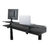 Stand Up Desk Store Clamp-On Adjustable Height Desk Shelf Monitor Stand ...