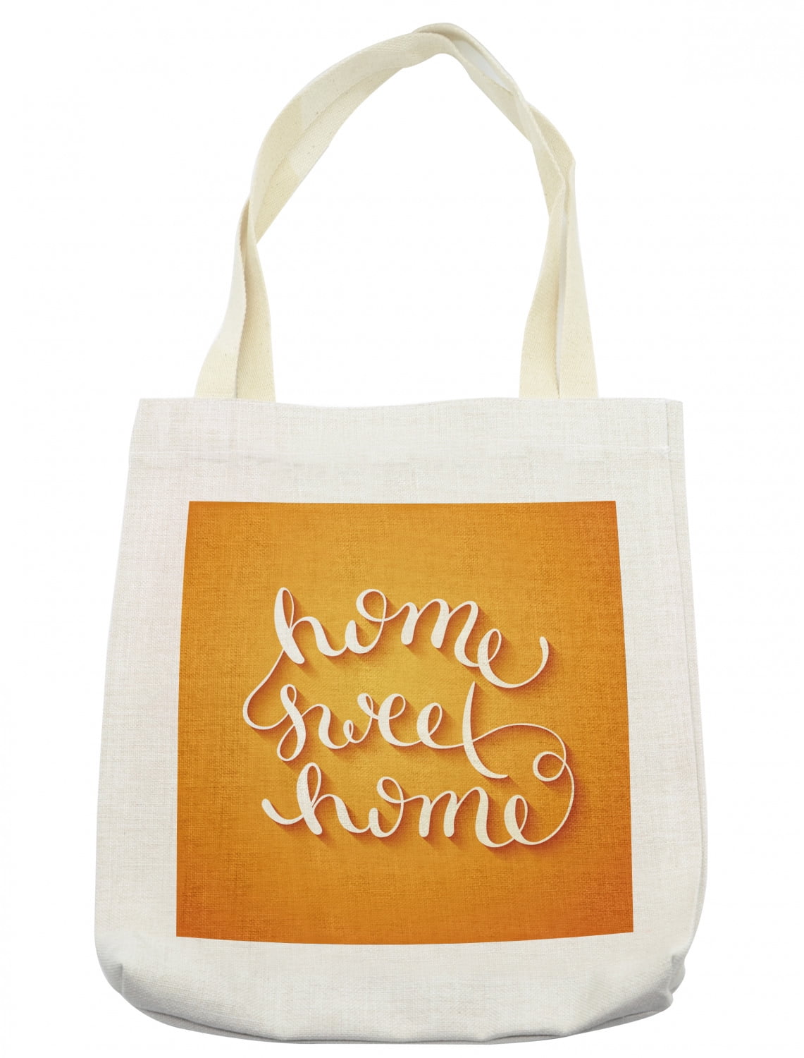 Saying Tote Bag, Hand Writing Style Calligraphy Contemporary Design ...