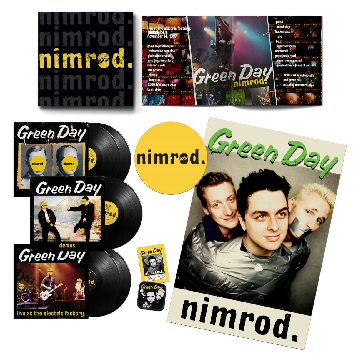 Green Day - Nimrod (25th Anniversary Edition) - Vinyl - Walmart.com