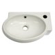 ALFI brand AB107 Small White Wall Mounted Ceramic Bathroom Sink Basin ...