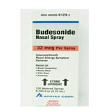 Budesonide 32 mcg Nose Spray - 120 Metered Sprays - Walmart.com