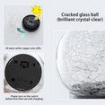 Cracked Glass Solar Ball Lights 2 Pack - Solar Globe Lights Outdoor ...