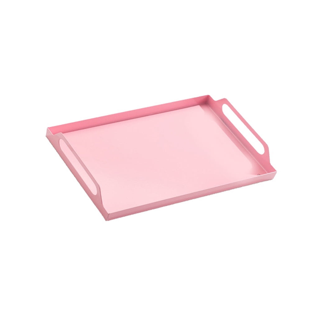 Bathroom Storage Tray Metal Tray Organizer with Handles - Walmart.com