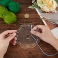 1Pc Acrylic Measuring Tools Clear 125x2.5mm Hole: 3~15mm for DIY ...