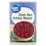 Great Value Dark Red Kidney Beans, 15.5 oz - Walmart.com