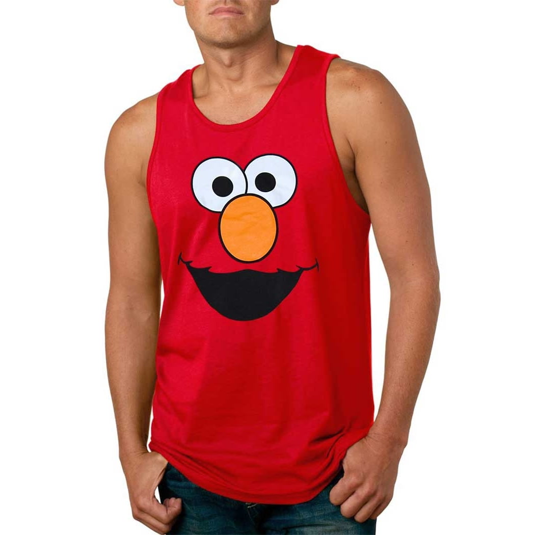 Sesame Street Elmo Face Adult Tank Top - Walmart.com
