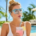 Funny Eyeglass Straw, Novelty Flexible Drinking Straw for Kids Party ...