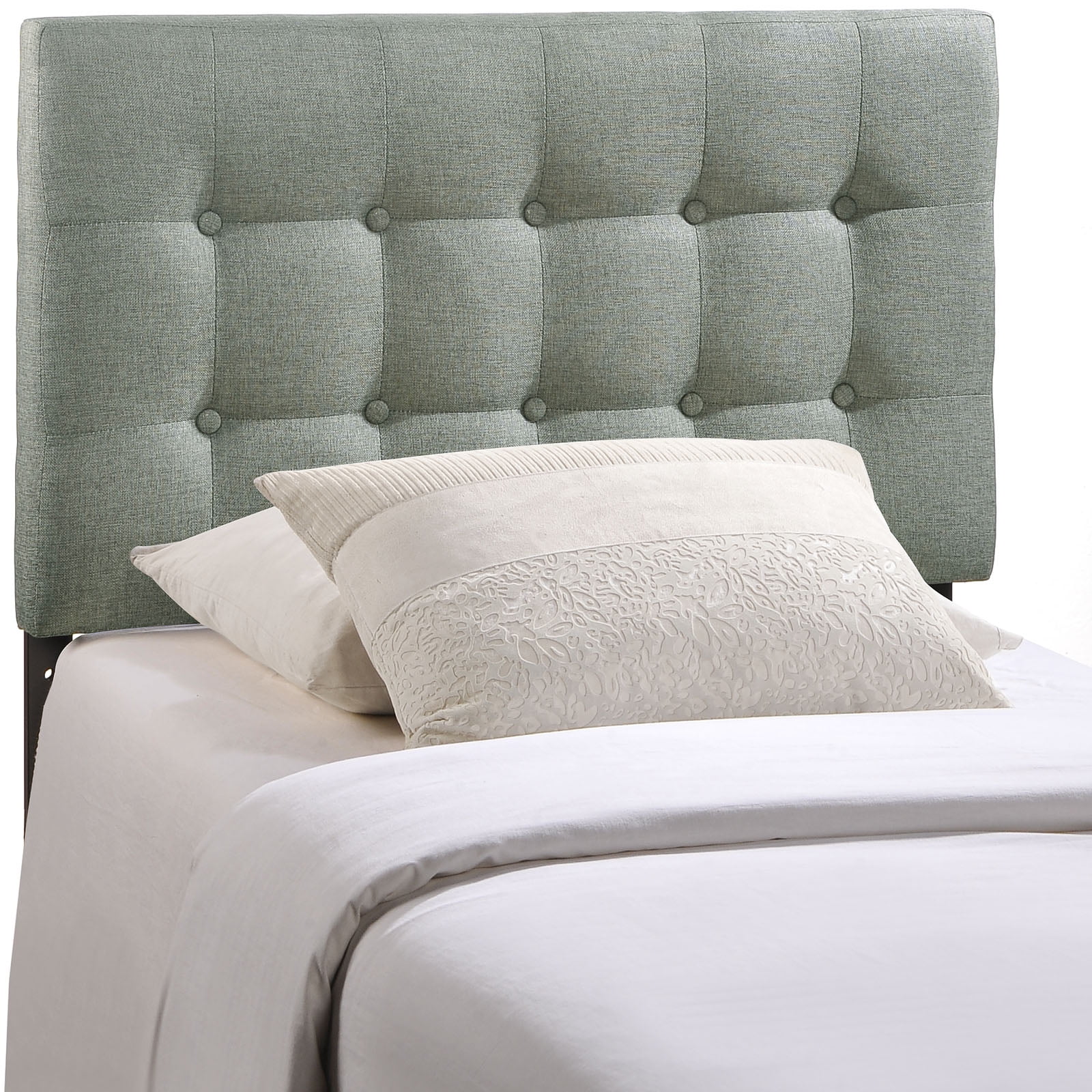 Click here for Modway Emily Twin Upholstered Fabric Headboard - G... prices