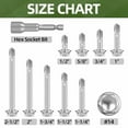 45 PCS #14 x 3-1/2" Hex Washer Head Self Drilling Screw, 410 Stainless ...