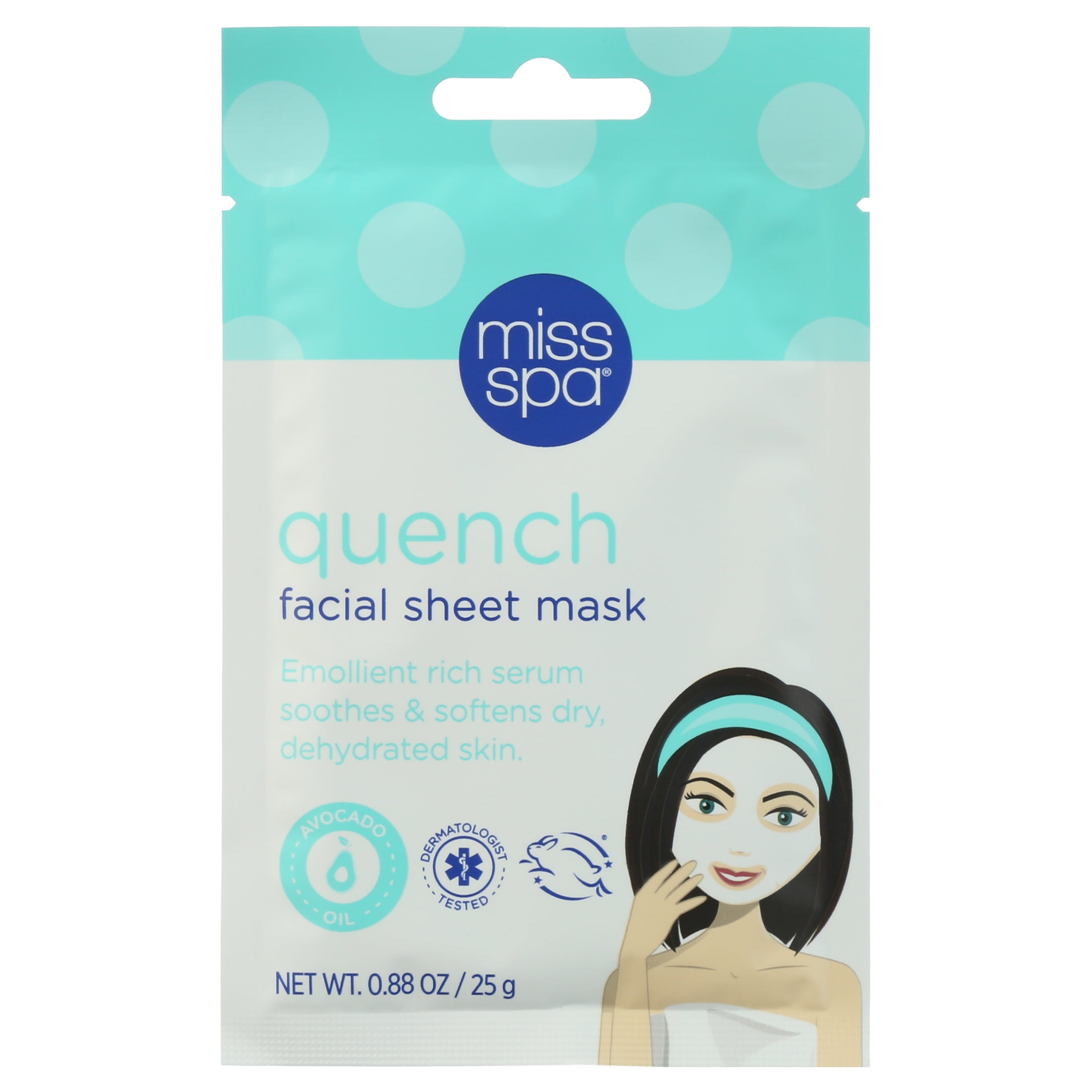 Buy Miss Spa Quench Facial Sheet Mask, 0.88 oz Online at Lowest Price ...