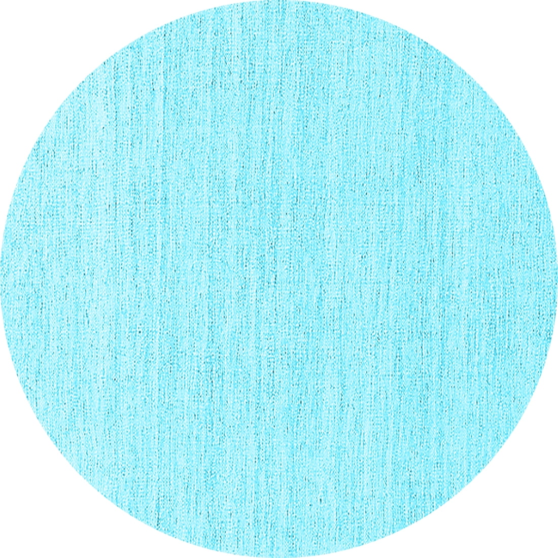 Ahgly Company Indoor Round Solid Light Blue Modern Area Rugs, 4' Round ...