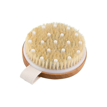 Dry Brush, Body Brush, Exfoliating Brush, Natural Bristles, Shower ...