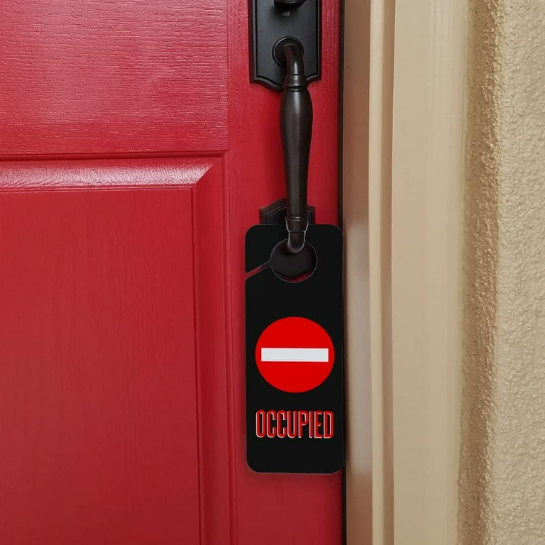 Occupied Door Handles