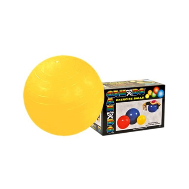 CanDo inflatable ball, yellow, 45 cm (18"), boxed - Walmart.com