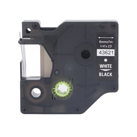 Label Maker Tape, Label Machine Tape PET 6mm For LM350 LD450D 6mm White ...