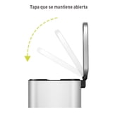 Bote de basura EKO Stella 20L Acero Inoxidable | Bodega Aurrera en línea