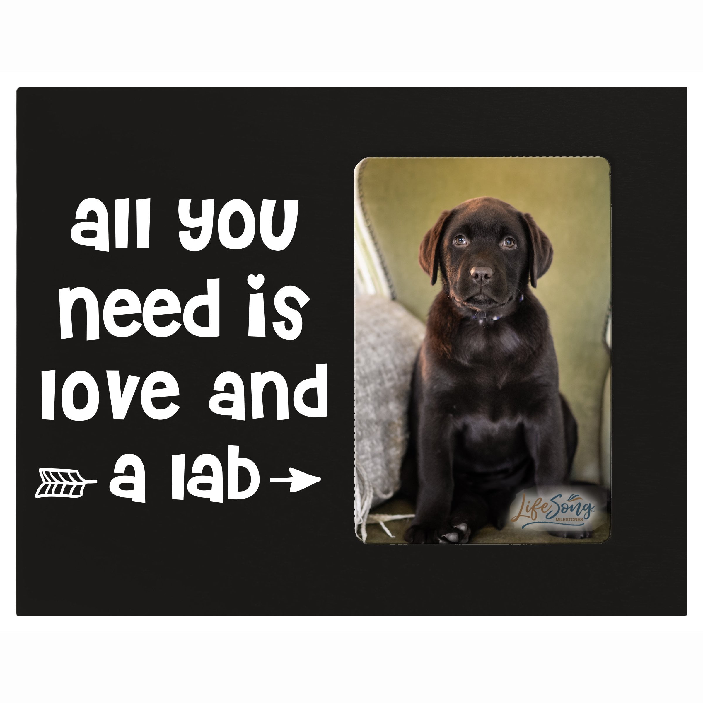 Printed Labrador Retriever Photo Frames - All You Need Arrow - Walmart.com