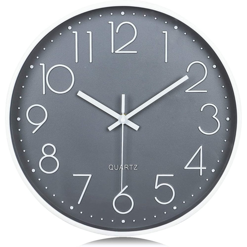 3D Digits Silent Wall Clock, Modern Wall Clock, Wall Clock Without ...