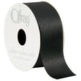 Offray Ribbon, Black 1 1/2 inch Acetate Polyester Outdoor Ribbon for ...