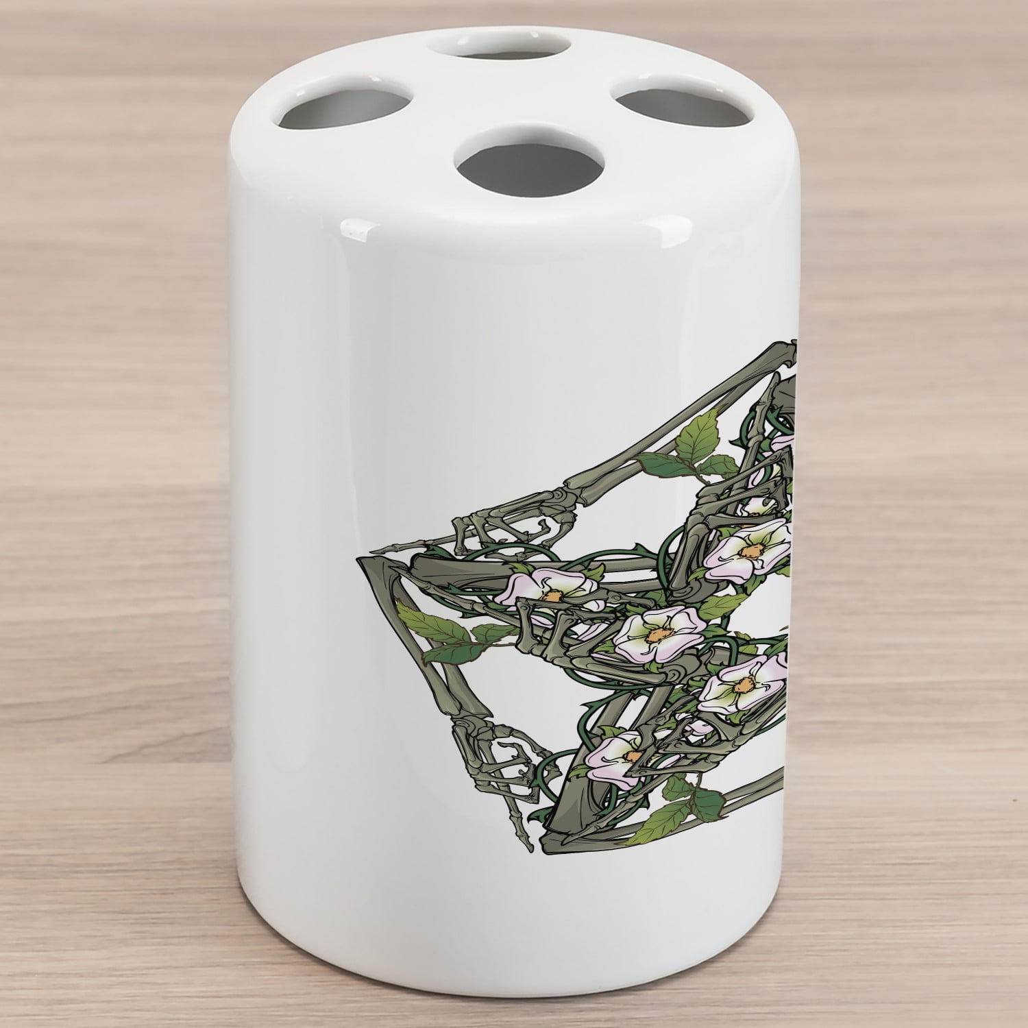 Pentacle Ceramic Toothbrush Holder, Halloween Themed Pentagram with ...