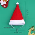 Large Breeds Costume Santa Hat Christmas Pet Plush Hat Party Headwears ...