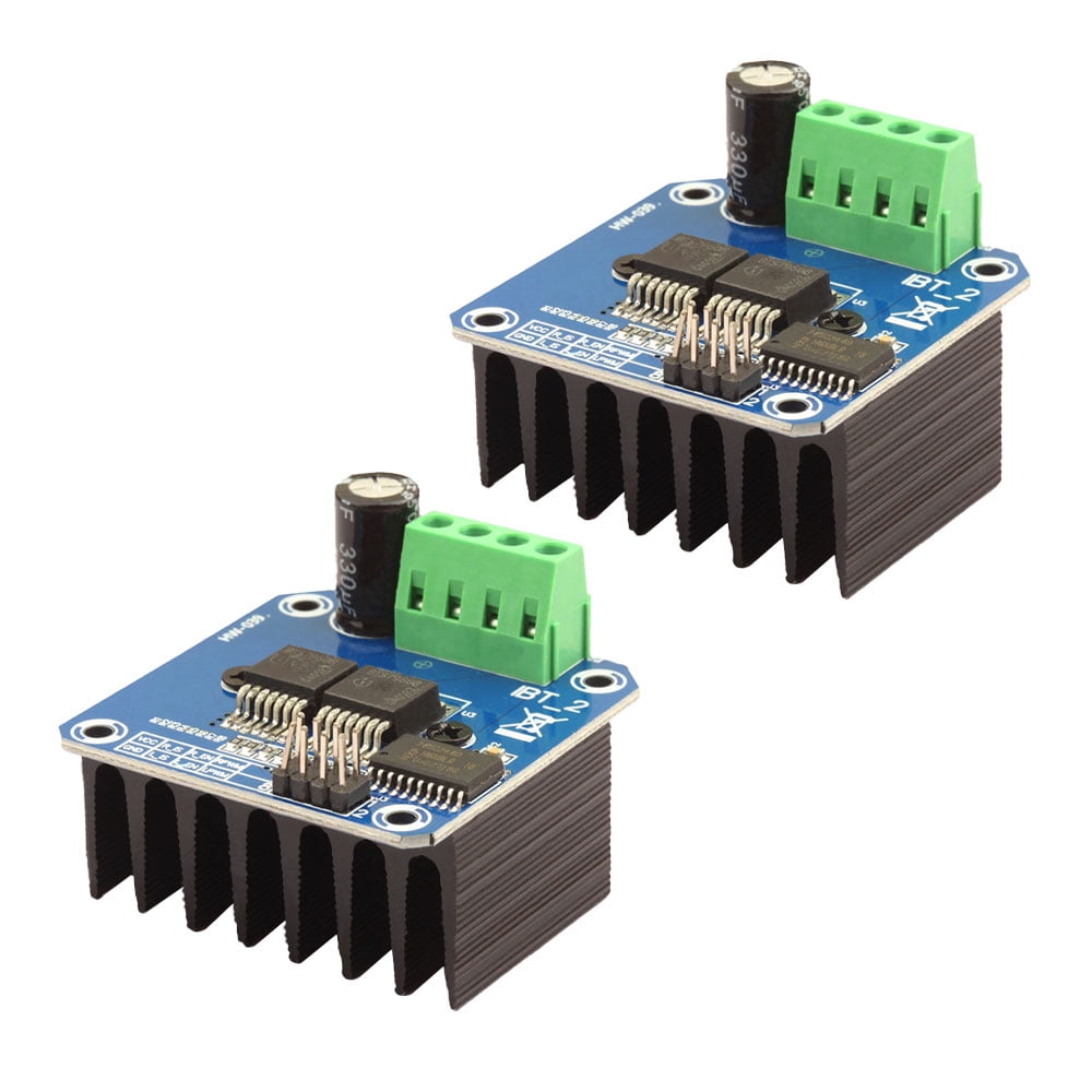 2pcs BTS7960 43A IBT-2 High Current Half-Bridge Configuration PWM ...