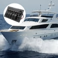 8 Gang Waterproof Toggle change Panel With Two Power Outlets For Boats ...