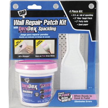 DAP DryDex 8 oz White Spackling Wall Plaster Repair Kit - Walmart.com