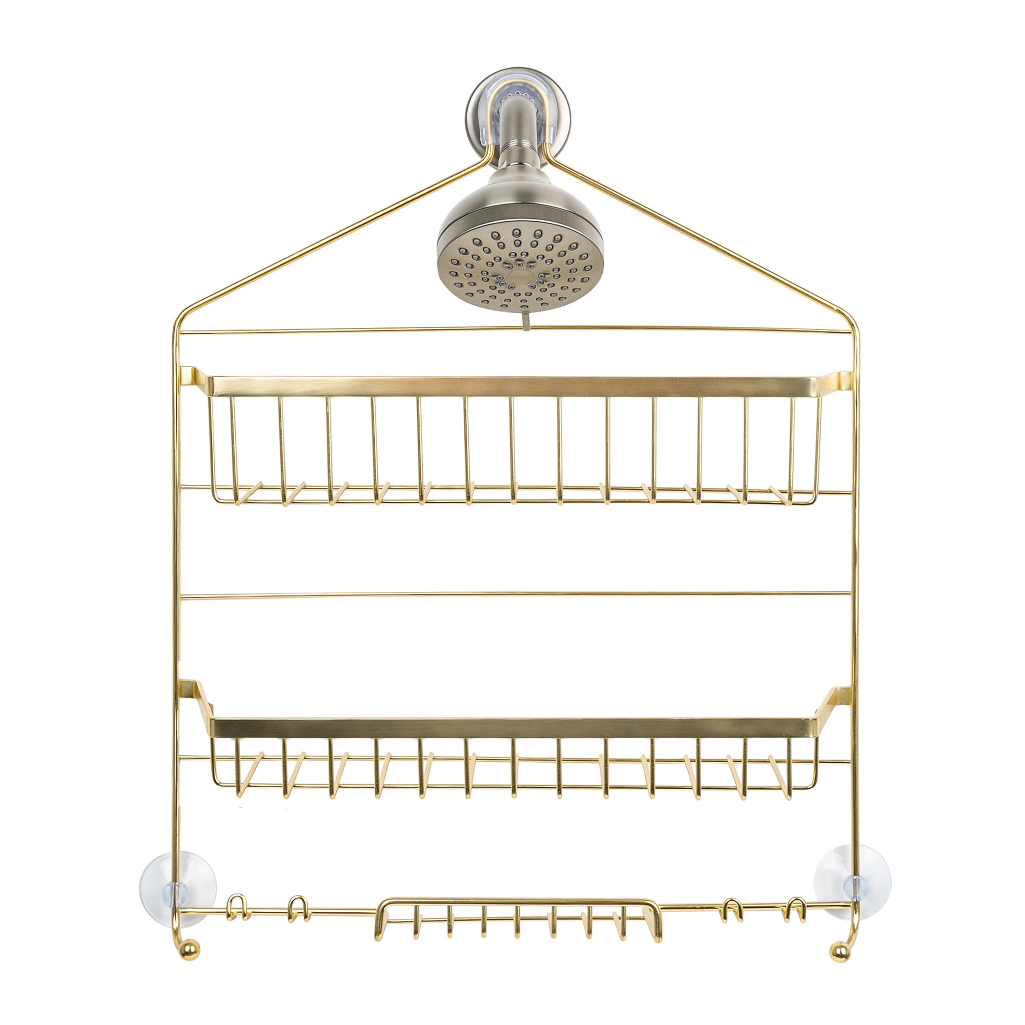 Click here for Era Fairmont Jumbo Shower Caddy  Warm Gold 16.14x2... prices