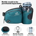 WATERFLY Unisex 3.5L Nylon Fanny Packs with a Water Bottle Holder ...