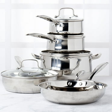 Denmark Tools for Cooks 10-piece Stainless Steel Cookware Set - Walmart.com