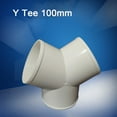 PVC Y Shape Ducting Splitter Connector for Extractor Fans Range Hood ...