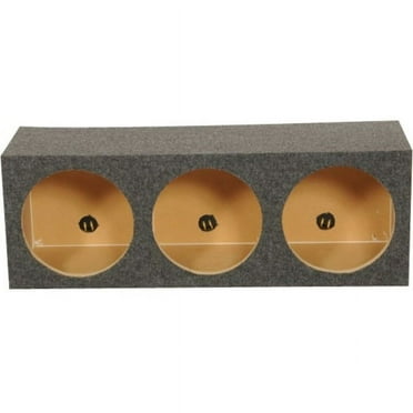 QPower Quad 4 Hole 12 Inch Sealed Divided Speaker Box Subwoofer ...