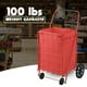 Juggernaut Carts Folding Shopping Cart, 110 lbs Capacity - Walmart.com