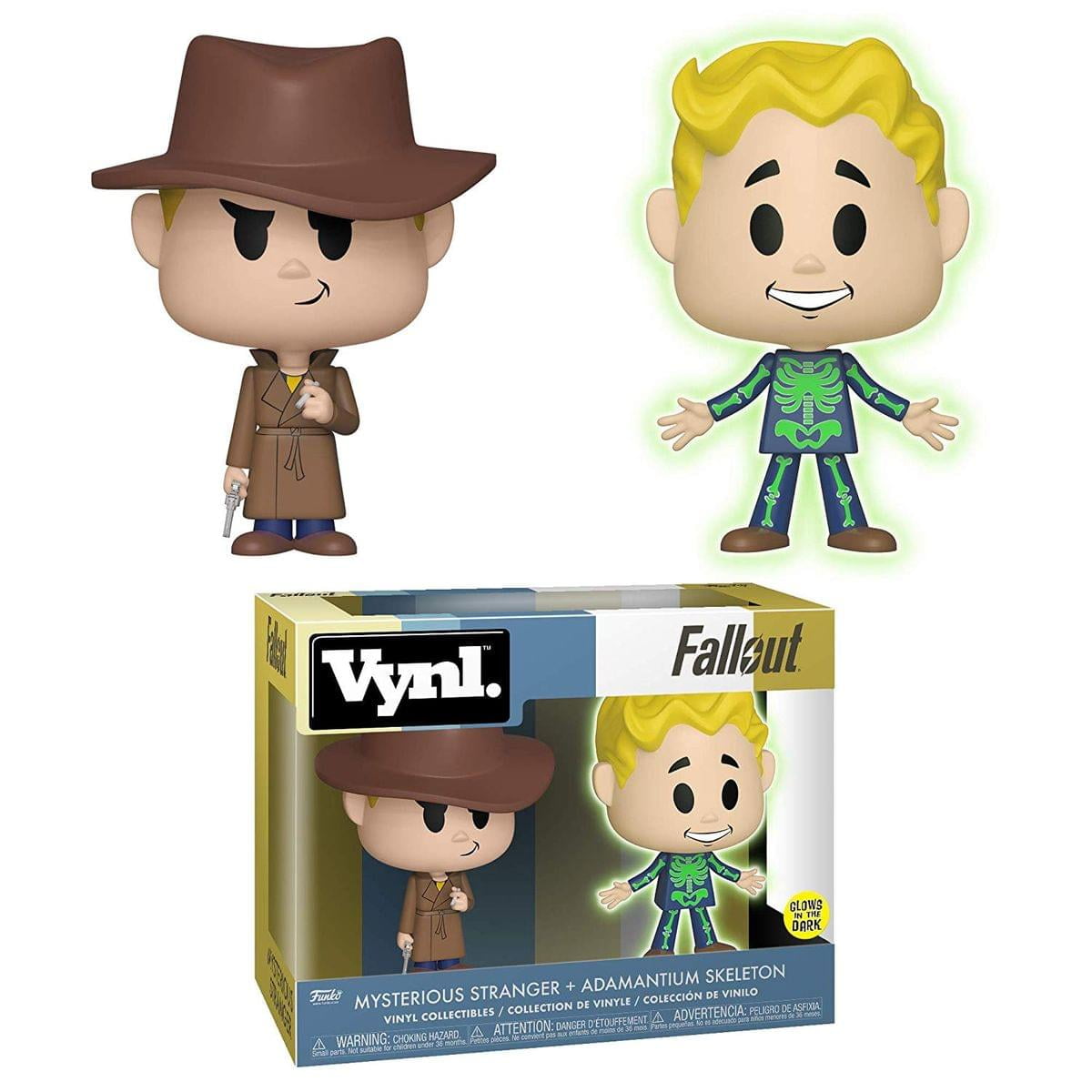 FunKo Vynl Fallout Adamantium, Skeleton & Mysterious Stranger - Walmart.com