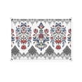Black Bohemian Flower Sun Shade Sail 14'X18' Tribe Boho Aztec UV Block ...