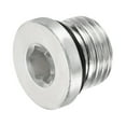 Uxcell 1/2-20UNF Internal Hex Head Pipe Fitting Plug, Male Thread 45# Steel Socket Plug with ...