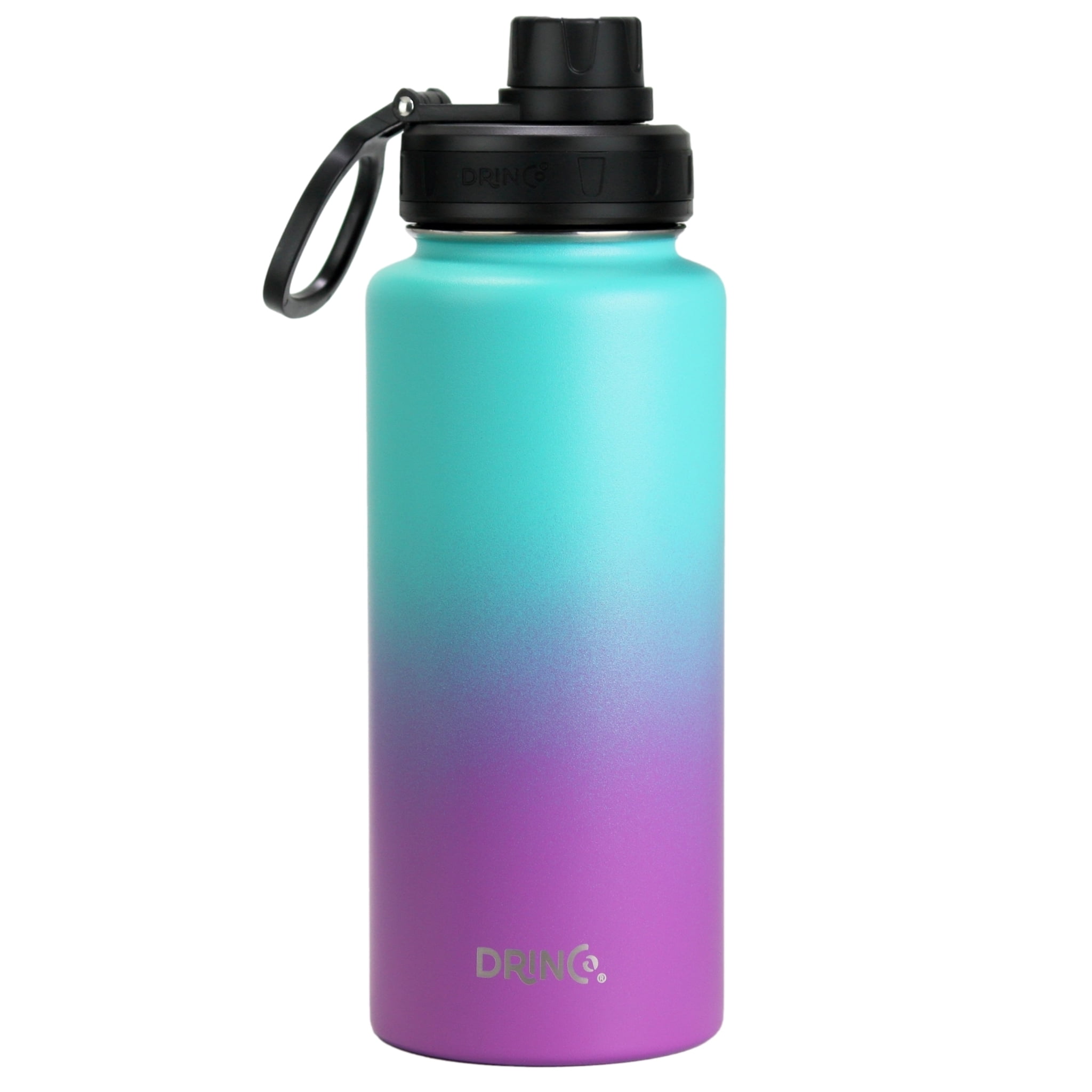 Drinco Water Bottle Double Wall Vacuum Insulated Stainless Steel, 32oz ...