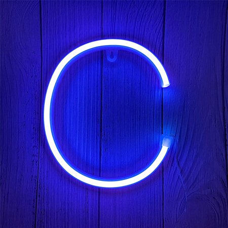LED Alphabet Letter Lights Neon Sign Light Up Letters Battery and USB ...