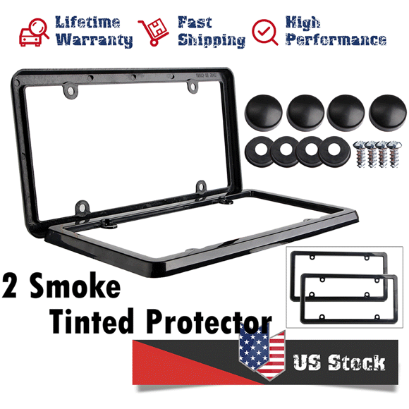 Smoked License Plate Covers