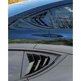 FITS 2020-2024 TESLA MODEL Y GLOSSY BLACK SIDE WINDOW LOUVER VENT COVER ...
