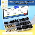 64Pcs U-Clips and Body Bolts Screws Assortment Kit 8 Sizes Auto Car ...