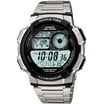 Casio Men's Illuminator Digital Databank Stainless Steel Silver Watch ...